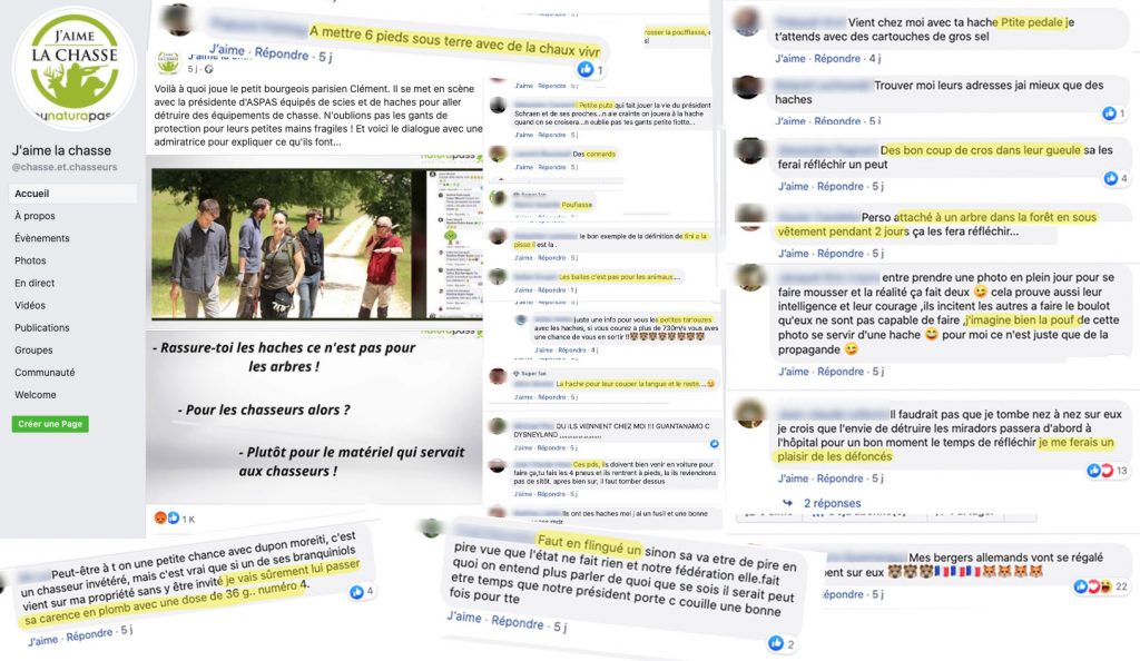 Des chasseurs diffusent une "infox" contre l'ASPAS et Hugo Clément ...