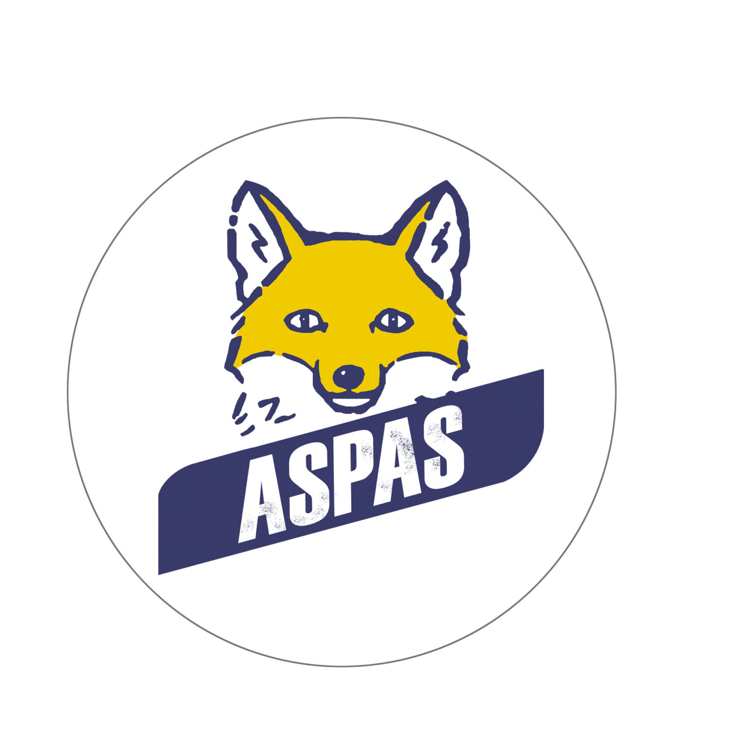 Autocollant petit logo ASPAS rond • ASPAS